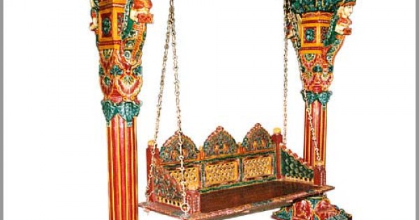 Vintage Indian swings for a royal space